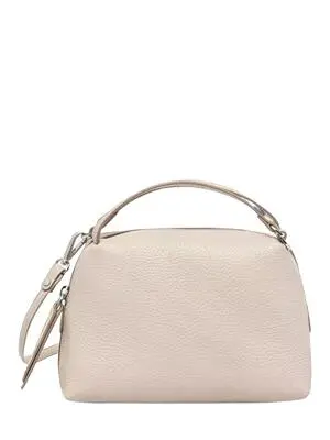 GIANNI CHIARINI GIANNI CHIARINI Alifa Pebbled Leather Bag Neutrals