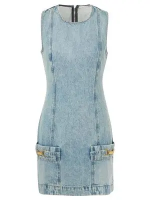 Stella McCartney Denim Minidress - Blue