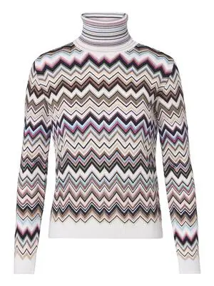 Missoni Zigzag Turtleneck Sweater - Multicoloured