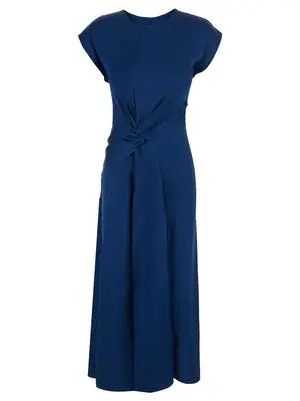 Victoria Beckham Long Dress With Knot Detail - Multicolor