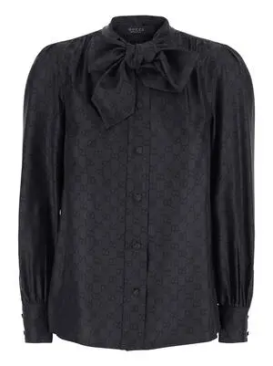 GUCCI GUCCI Original GG On Twill Print Shirt