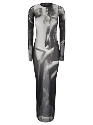 JEAN PAUL GAULTIER JEAN PAUL GAULTIER Smoking Women Print Long Dress