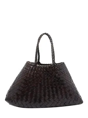 Dragon Diffusion Small Santa Croce Shoulder Bag - Brown