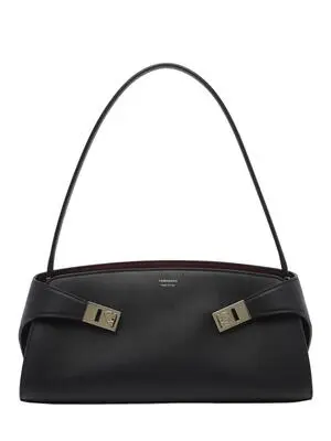 FERRAGAMO East-west Hug Shoulder Bag - Black