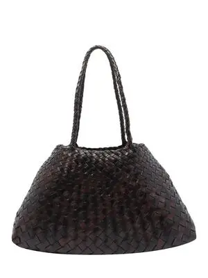 Dragon Diffusion Large Santa Croce Shoulder Bag - Brown