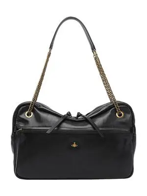 VIVIENNE WESTWOOD Large Dolce Shoulder Bag - Black