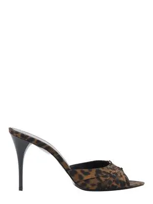 Saint Laurent Babylone Mule - Brown