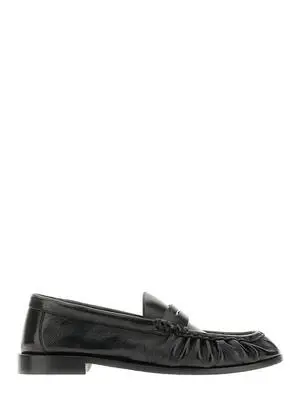 Saint Laurent Gathered Leather Loafers - Multicolor
