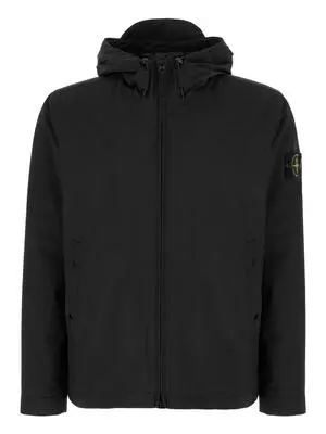Stone Island Hooded Zip Up Jacket - Multicolor