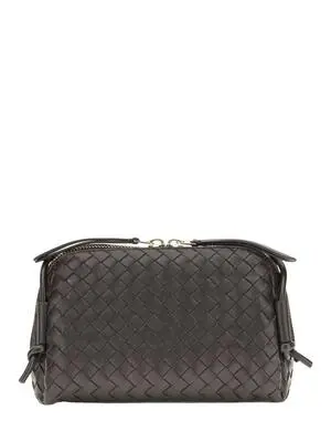 Bottega Veneta Concert Handle Clutch Bag - Black