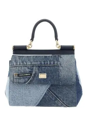 Dolce & Gabbana DOLCE & GABBANA Sicily Handbag Blue