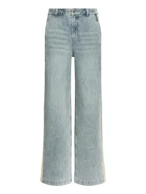 ELENA MIRO` ELENA MIRO Boyfit Jeans "Barbra" With Side Edges