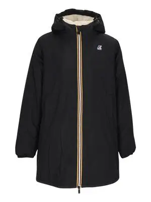 K-WAY Jacinthe Bear Coat With Hood - Black