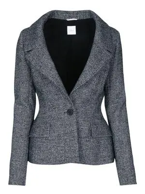 Dior Pearl Fitted Single-breasted Blazer - Black