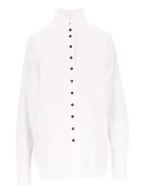 Barena Venezia Alvina High Collar Shirt - White