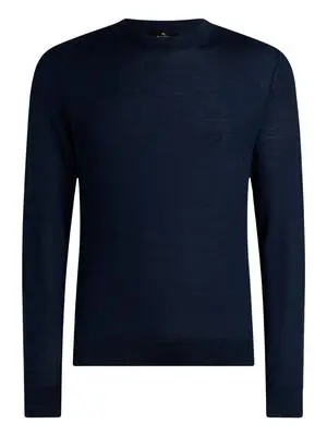 Etro Wool And Silk Pullover - Blue