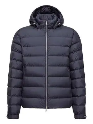 Moncler Arneb Short Hooded Down Jacket - Blue