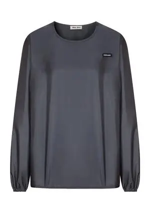 Miu Miu Technical Fabric Top - Multicolor