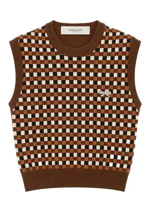 GOLDEN GOOSE GOLDEN GOOSE Checkered Knit Vest
