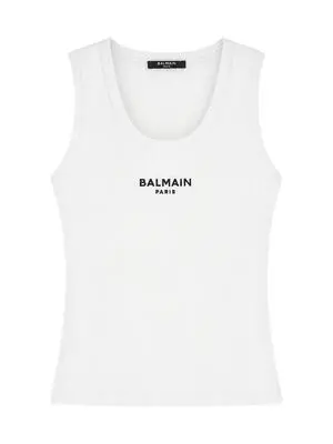 Balmain Ribbed Tank Top - Multicolor