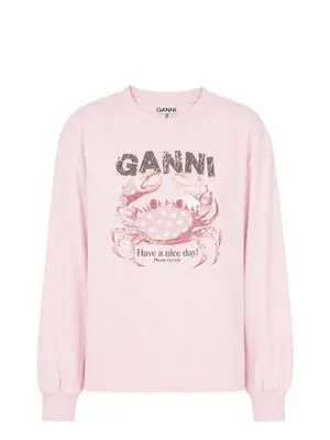 GANNI Graphic Sweatshirt - Multicolor