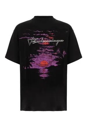 Balenciaga BALENCIAGA Graphic T-Shirt Multicolor