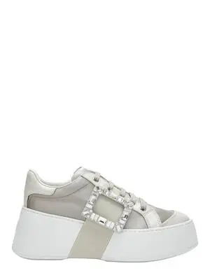 ROGER VIVIER Viv Skate Sneakers - Gray