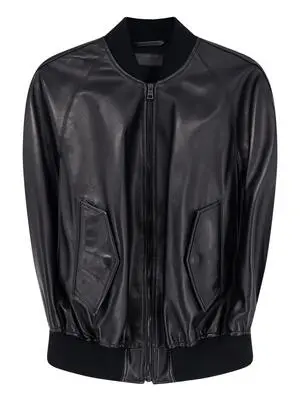 Balenciaga Sleeveless Leather Jacket - Black