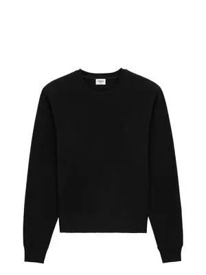 Saint Laurent Saint Laurent Men Certified Cotton Sweatshirt With Cassandre Embroidery Multicolor