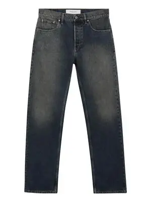 GOLDEN GOOSE Journey Straight-leg Cotton Jeans - Blue