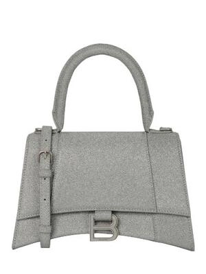 BALENCIAGA Balenciaga Glitter Hourglass Handbag