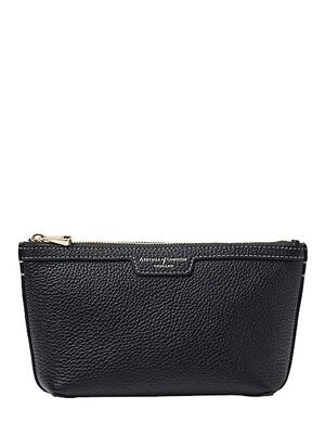 ASPINAL OF LONDON Hudson Leather Pouch - Black