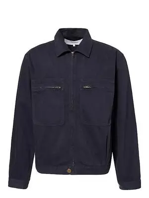 PALMES Cotton Worker Jacket - Black