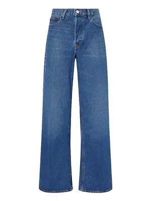 Good American Low-slung Baggy Denim Jeans - Trace