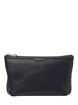 ASPINAL OF LONDON Hudson Large Leather Pouch - Black