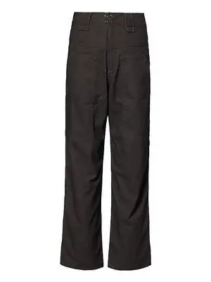 Isabel Marant Étoile Rhil Patch-pocket Cotton Utility Trousers - Coffee