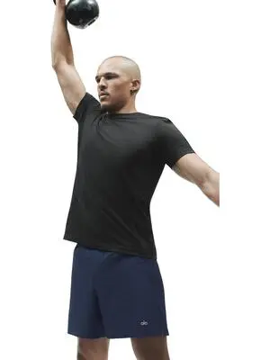 Alo Yoga 5" Traction Running Short - Navy