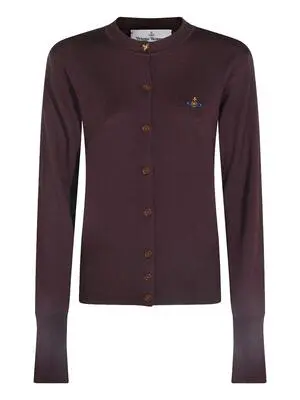 VIVIENNE WESTWOOD Wool Cardigan - Brown