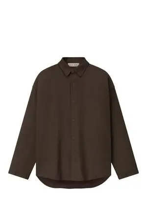 Fear Of God Cotton Canvas Overshirt - Brown