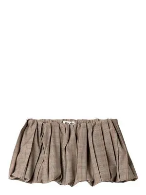 Miu Miu Principe Di Galles Gonna Brown