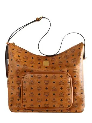 Mcm Aren Vi Hobo Bag - Tan