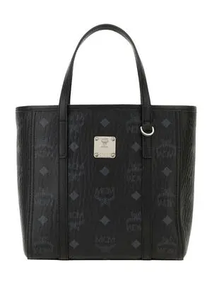 Mcm Toni Vi Shopper Mini Bag - Black
