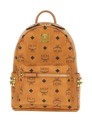 Mcm Stark Vi Mini Backpack - Tan