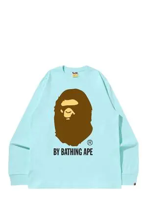 A BATHING APE Graphic Long-sleeve T-shirt - Blue