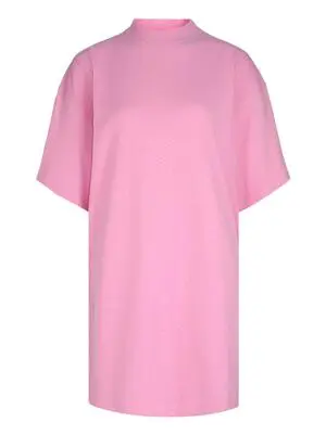 Balenciaga Strass Vintage Oversized T-shirt - Pink