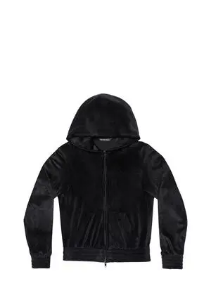 BALENCIAGA Balenciaga Fitted Zip Up Hoodie