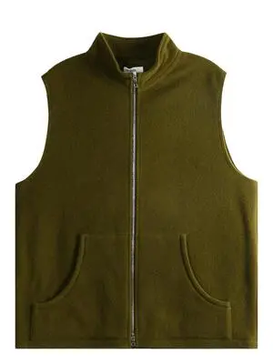 RIER Fleece Full Zip Gilet - Green