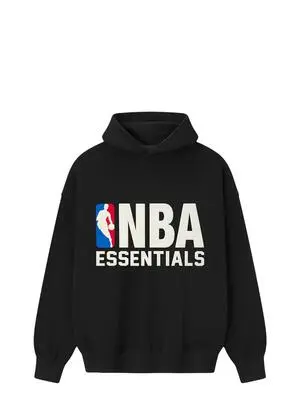 Fear Of God Fear Of God Essentials X NBA Sports Fit Hoodie Black