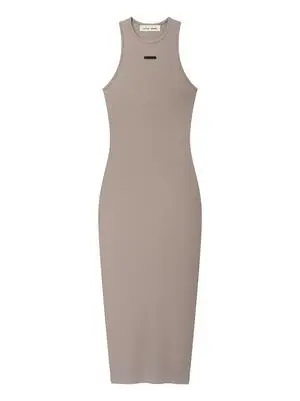 Fear Of God Soft Rib Racerback Dress 'seal - Grey