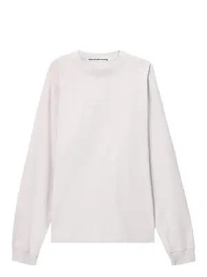 ALEXANDER WANG Alexander Wang Logo Print Long-Sleeve T-Shirt